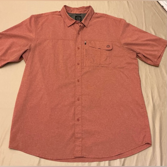 Wrangler | Shirts | Mens Wrangler Atg Rust Buttonup Shirt | Poshmark
